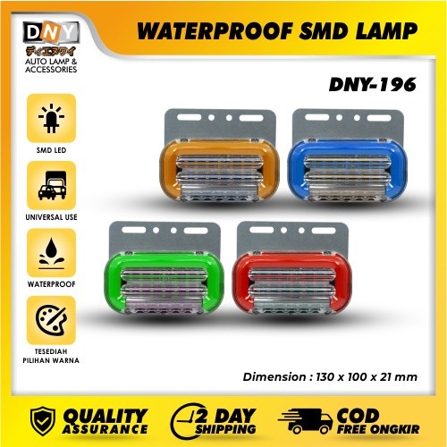 Jual LAMPU LED BAK SAMPING TRUK RUNNING SEIN 24V OVAL BESAR DNY 196 | Shopee Indonesia