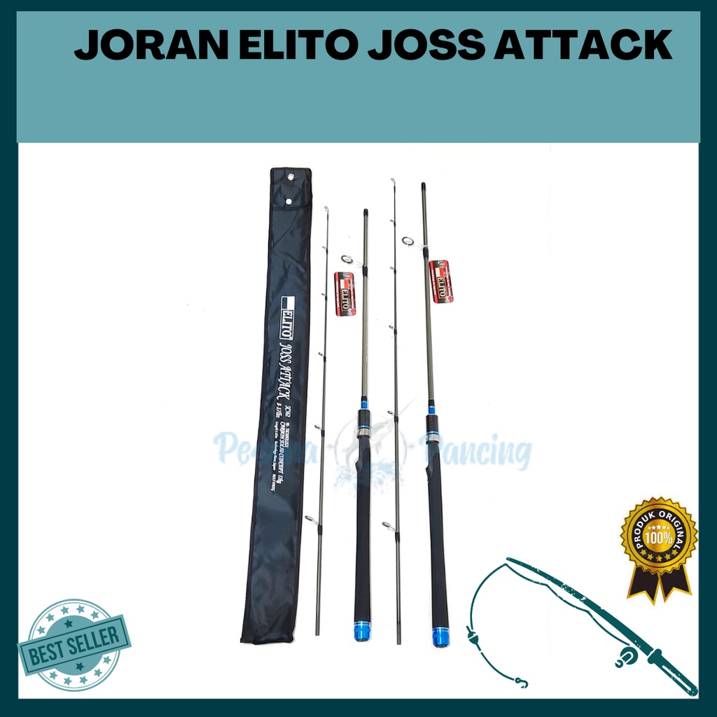Jual Joran Pancing Carbon ELITO JOSS ATTACK 165-180 kekuatan 20LBS ...