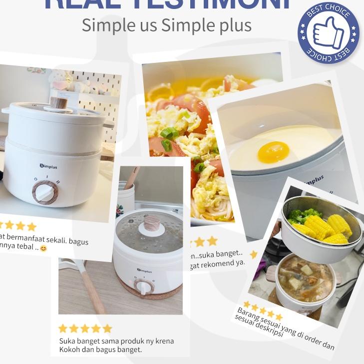 Jual Belanja sekarang--Simplus Panci Listrik Kukusan Serbaguna 600 Watt ...