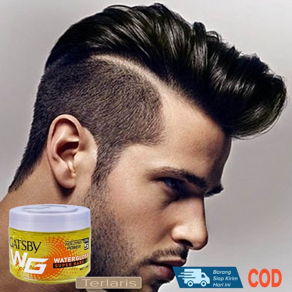 Jual Minyak Rambut Pria Cowok Efek Kaku Basah Berkilau Tampak Tampilan ...