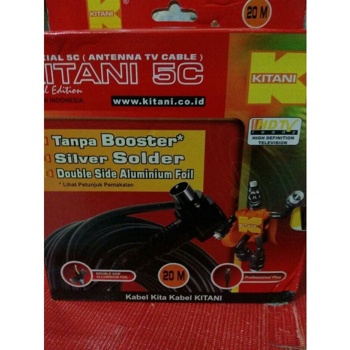Jual Kabel Antena Tanpa Booster Kitani 20 Meter | Shopee Indonesia