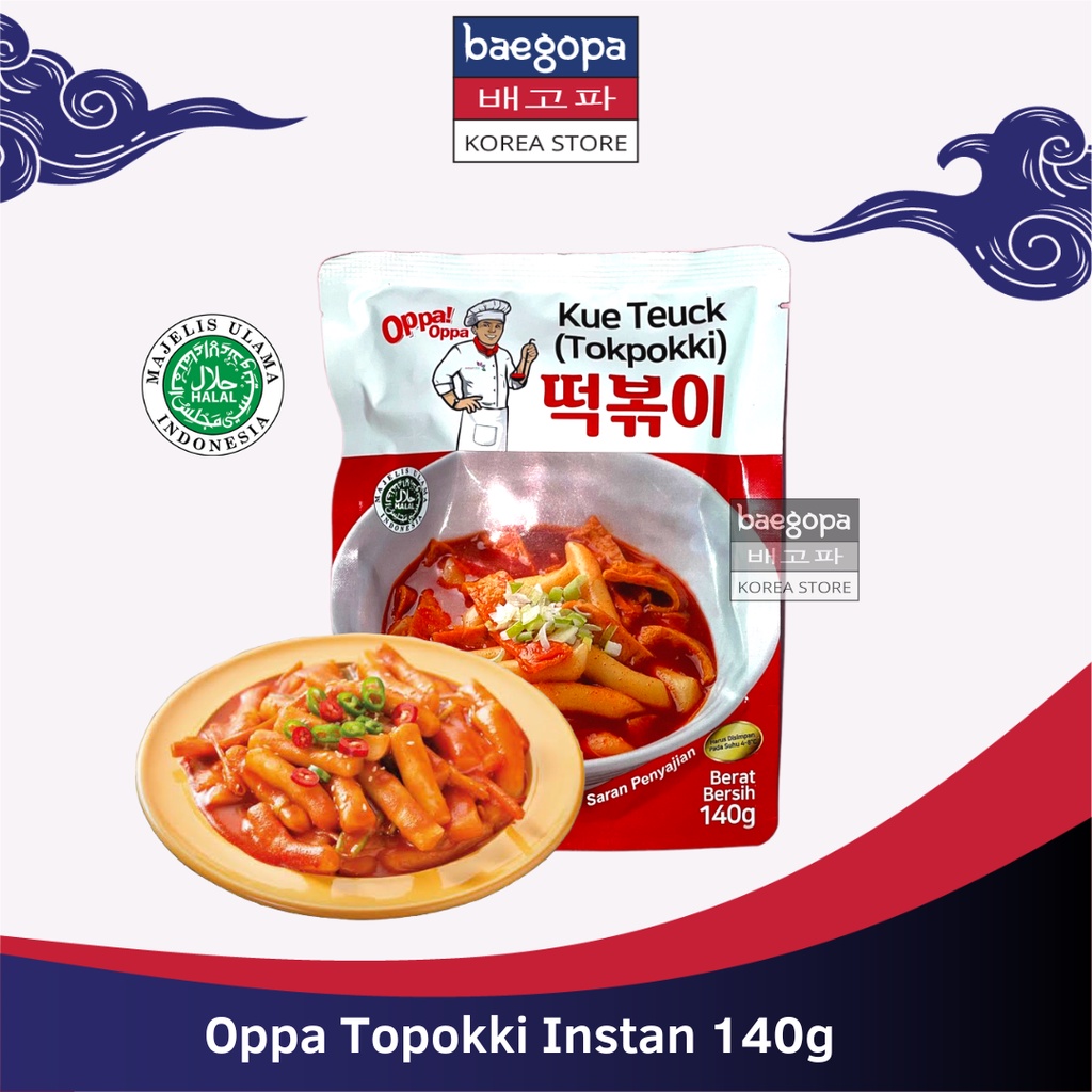 Jual OPPA Toppoki 100g+ Sauce 40g Halal / Tokpokki -Tteokbokki Kue ...