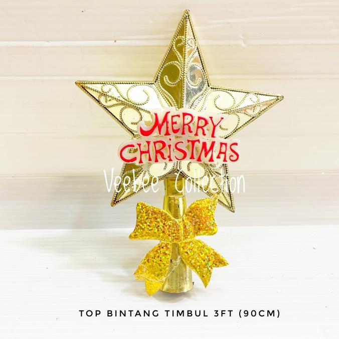 Jual @@@@] Topper Bintang timbul Pohon natal/ ujung bintang pohon natal ...