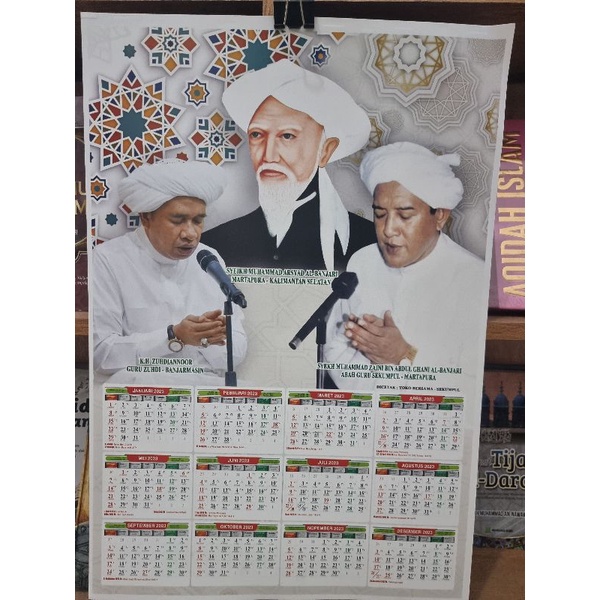 Jual Poster Kalender 2023 1 Lembar A3 Guru Sekumpul Almanak 2023 ...