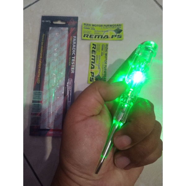 Jual Tes pen AC dua warna ,bekerja di dua fungsi selain Tes tegangan ...