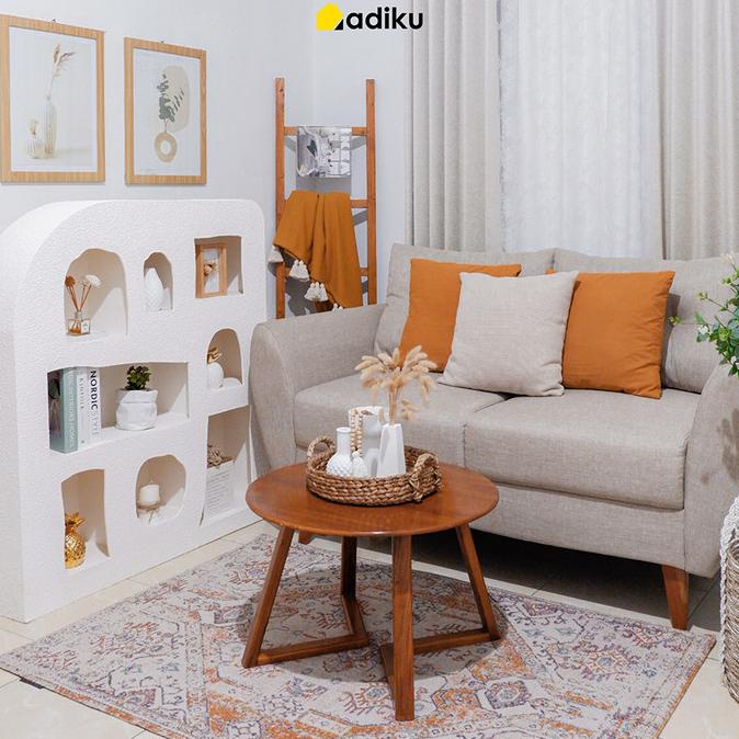 Jual Meja Kopi - Adiku Yokohama Meja Kopi Bulat Minimalis - Coffee ...