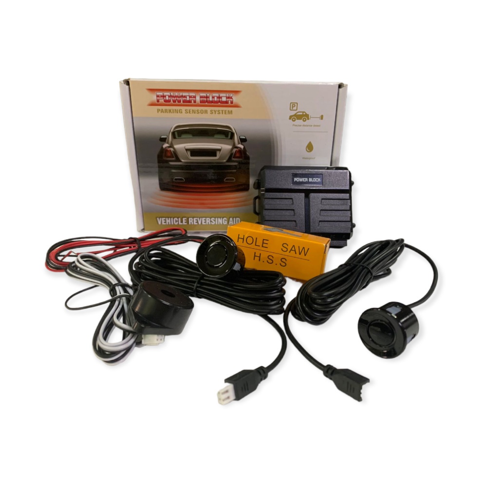 Jual Power Block Parking Sensor 2 Titik / Sensor Parkir Mundur 2 Mata ...