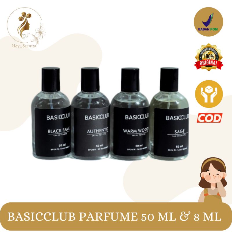 Jual BASICCLUB X GEAMOORE PARFUM SPRAY 8ml & 50 ml, Original & BPOM ...