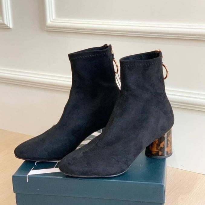 Jual SEPATU WANITA ZARA BOOTS S3244 HEEL 6 CM | Shopee Indonesia