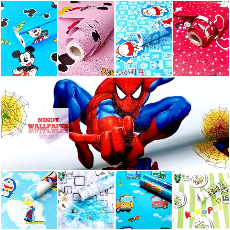 Jual Wallpaper Dinding Karakter Anak Tokoh Kartun Sticker Kamar Dan ...