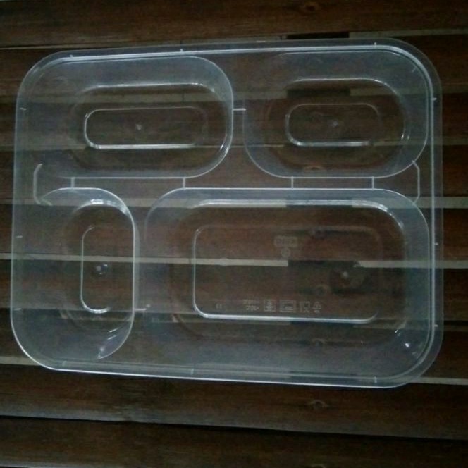 Jual Eceran Thinwall Bento sekat 4 wadah nasi bekal | Shopee Indonesia