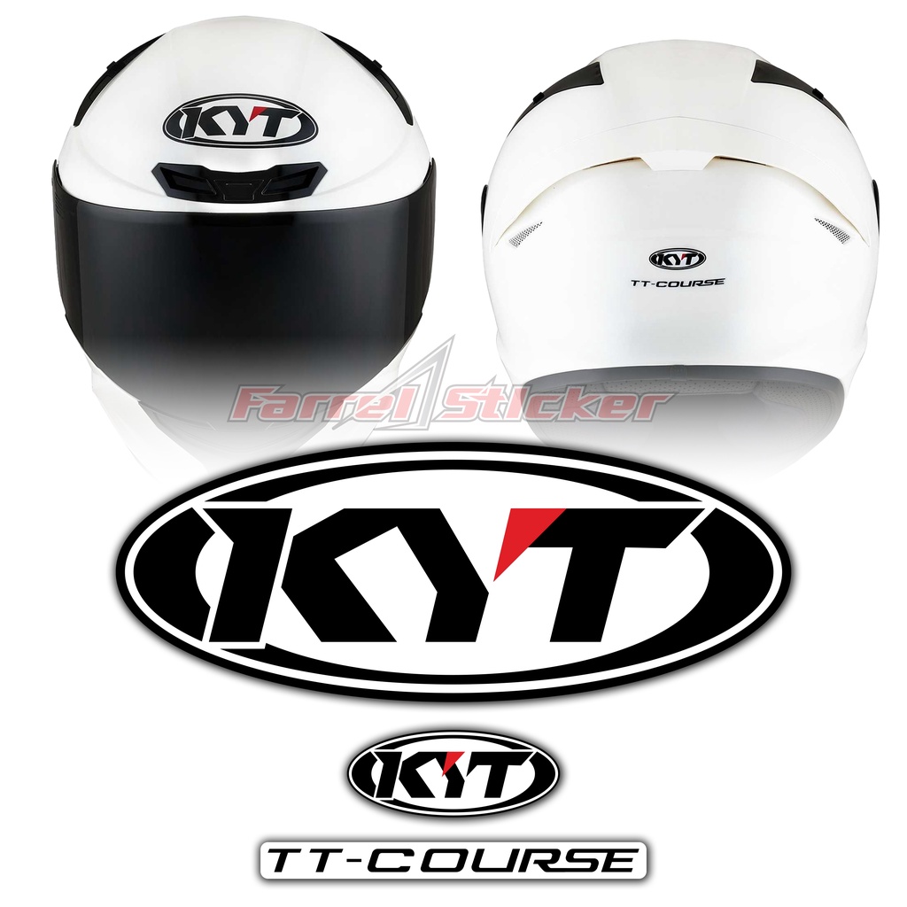 Jual stiker helm sticker helmet KYT TT COURSE | Shopee Indonesia