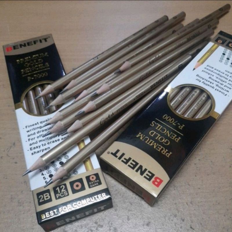 Jual Pensil 2b Gold Benefit P 7000 Non Toxic Pensil 2b Shopee Indonesia