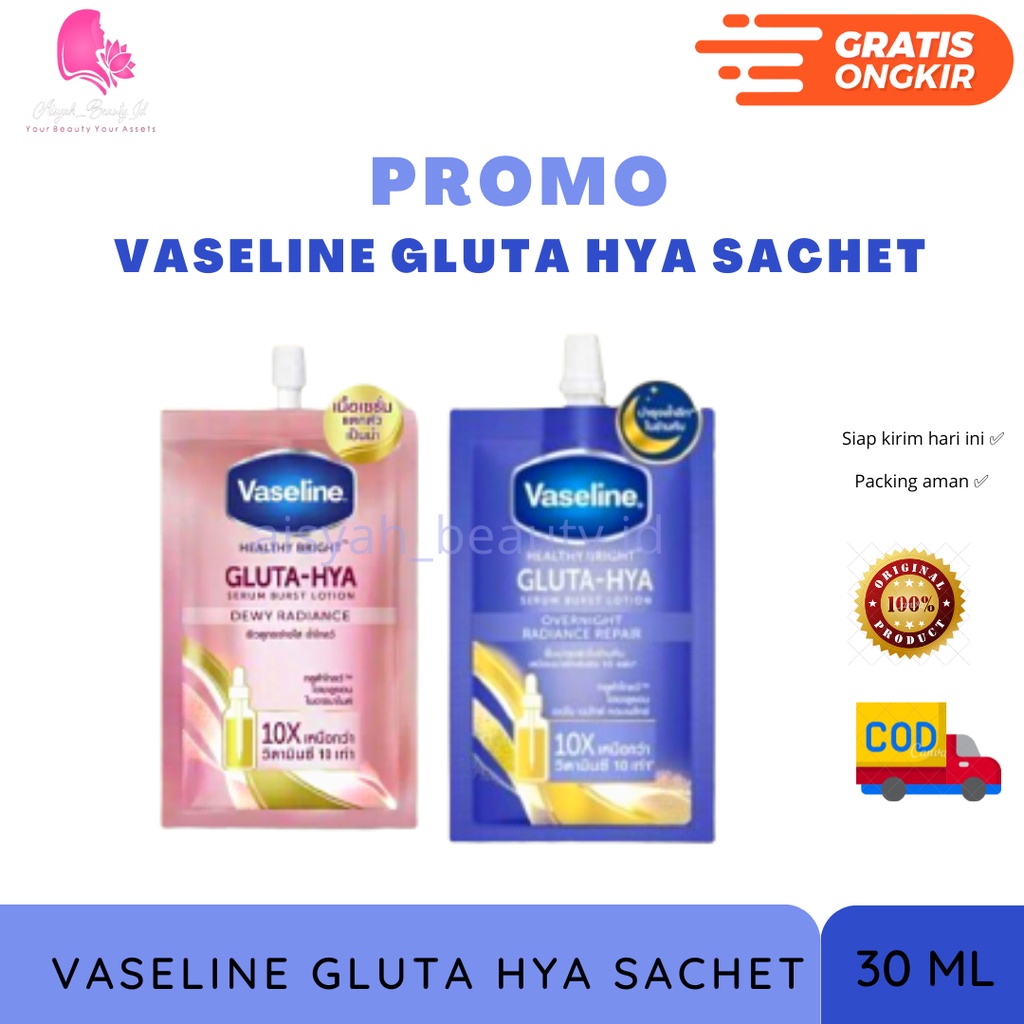 Jual VASELINE GLUTA HYA SACHET | VASELINE GLUTA HYA THAILAND | VASELINE GLUTA HYA ORIGINAL ...