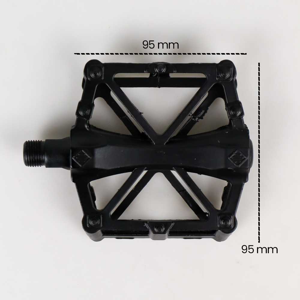 Jual Pedal Sepeda Aluminium Anti-Slip Green Bike - HX-181 - Black ...