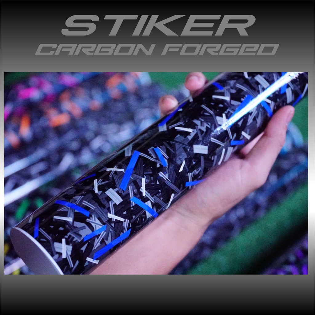 Jual Sticker Motif Carbon Forged - Stiker Karbon Forged Ukuran 50 X 100 ...