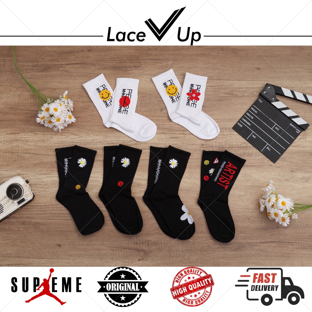 Jual Kaos Kaki G-Dragon Peaceminusone Paranoise Kwondo Daisy Socks ...