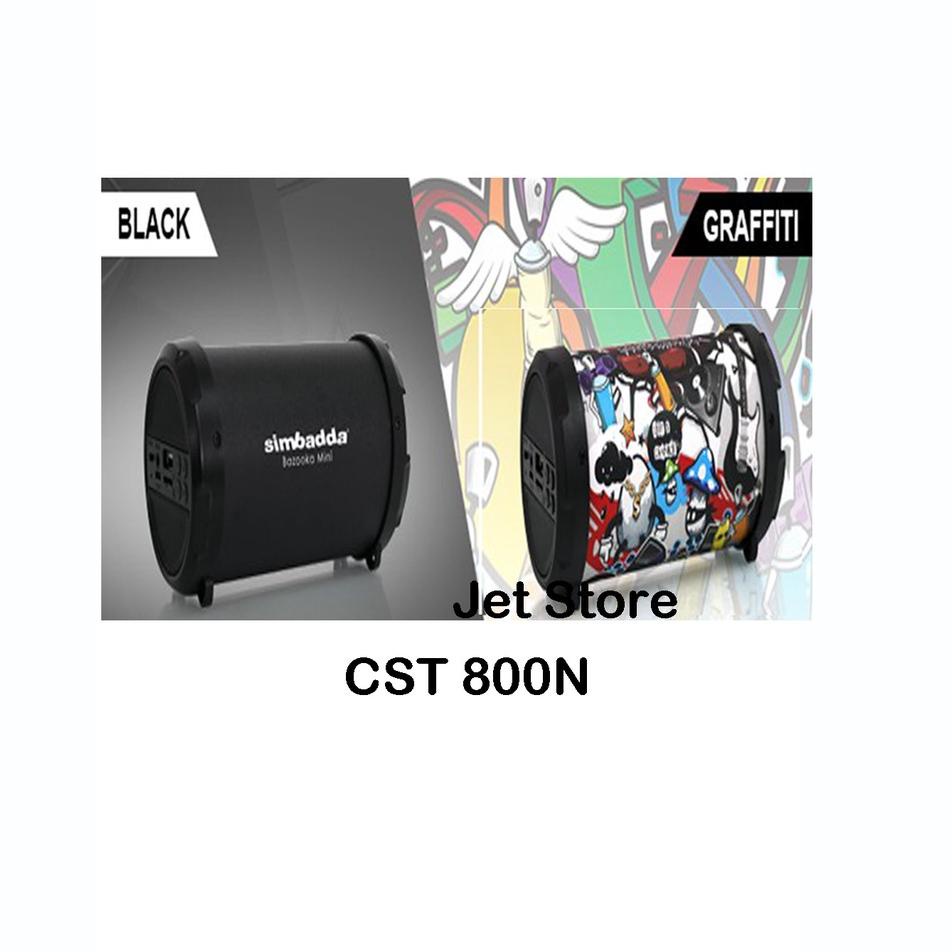 Jual Menarik Simbadda Speaker CST 800N Graffiti - (BLUETOOTH, USB ...