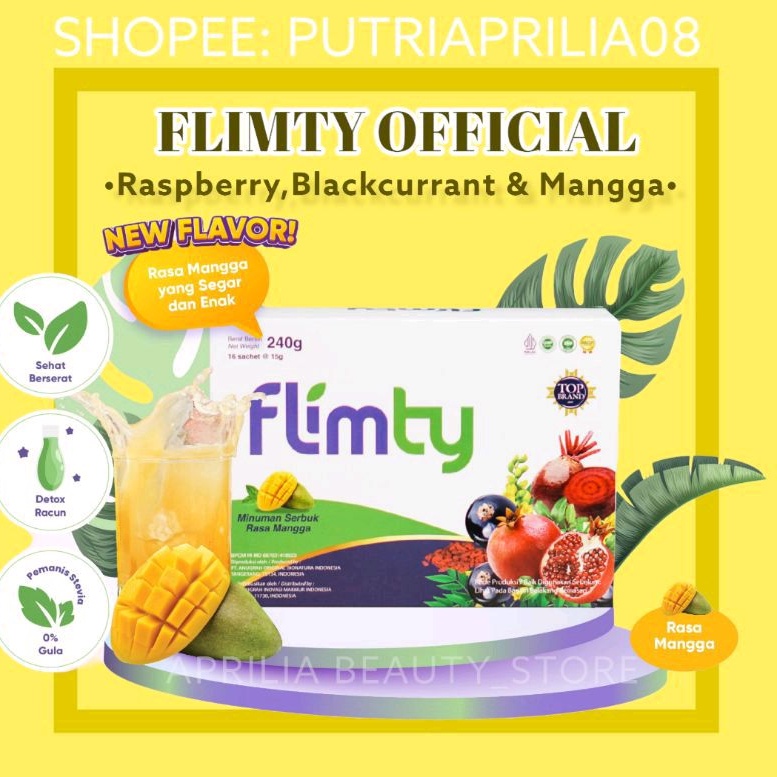 Jual FLIMTY FIBER 1 BOX ISI 16 Sachet & 1/2 Box isi 8 SACHET & PAKET ...