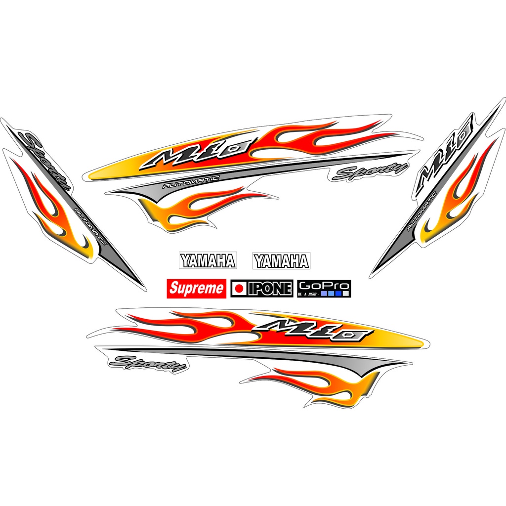 Jual STRIPING MIO SPORTY BAHAN BENING TRANSPARAN MOTIP API | Shopee ...