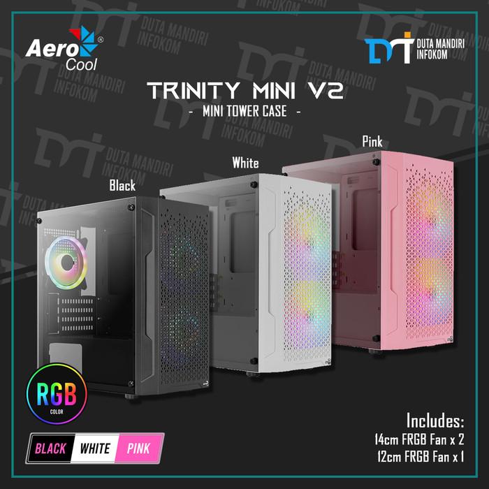 Jual Casing Aerocool Trinity Mini V2 I White - Tempered Glass M-Atx ...