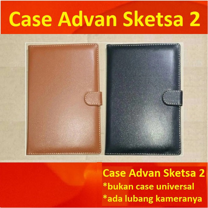 Jual Case Advan Tab Sketsa 2 10.1 Inch Book Cover Flip Cover Leather ...