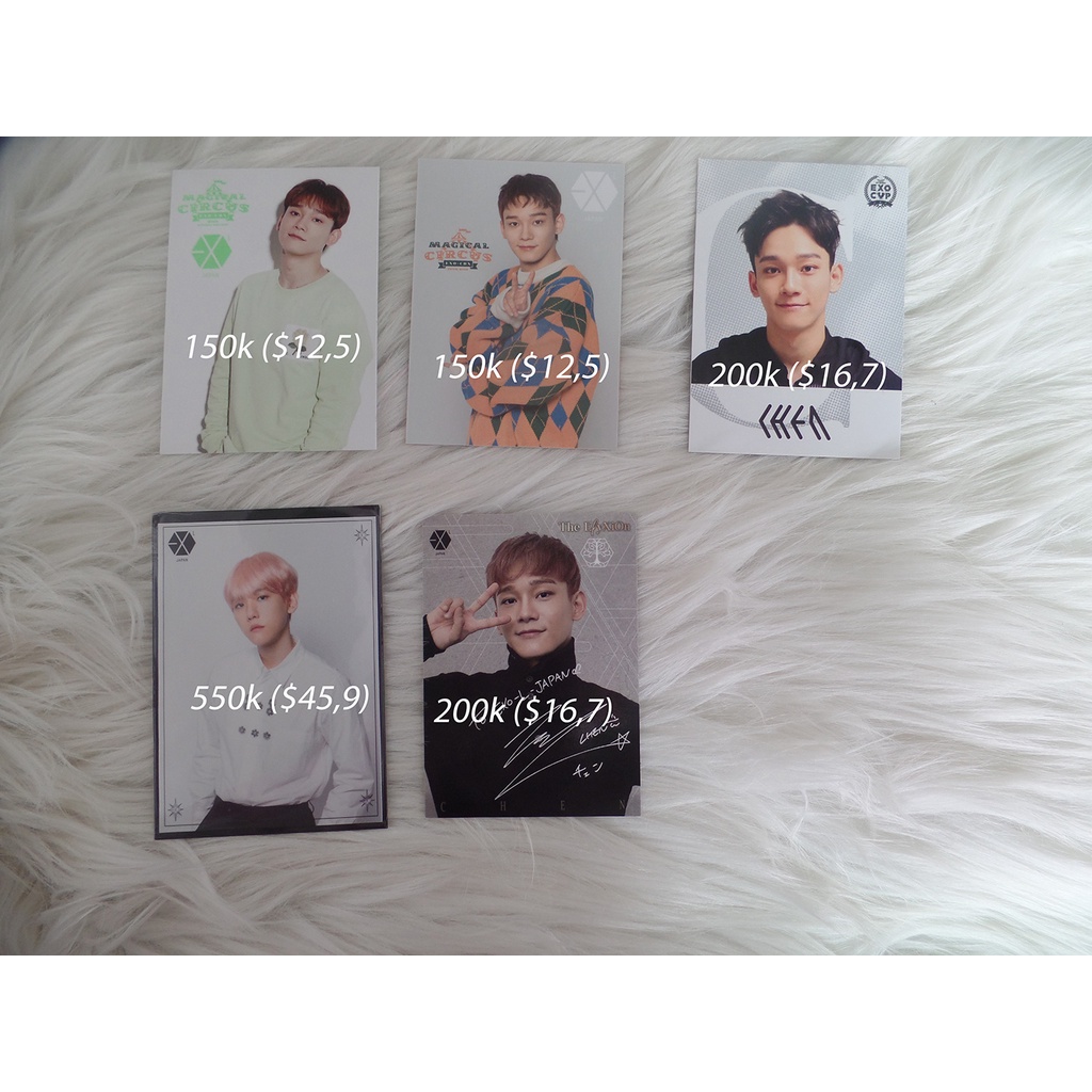 Jual RARE PHOTOCARD BAEKHYUN CHEN KIM JONGDAE EXPLORATION ELYXION ...