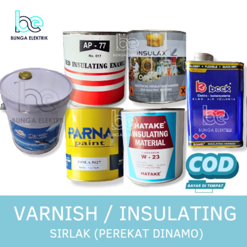 Jual VARNISH INSULATING SIRLAK PARNA DR BECK HATAKE JINGSHA AP77 LEM ...