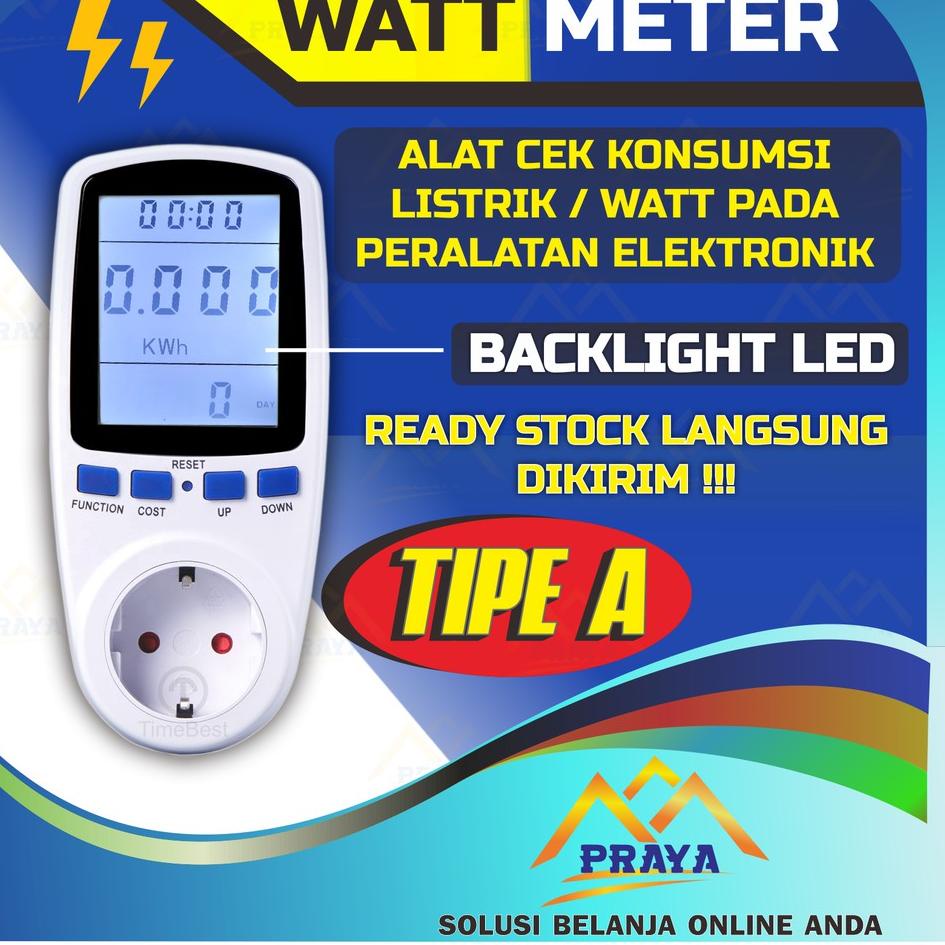 Jual Potongan Harga WATT METER ALAT TES KWH METER DIGITAL UKUR ARUS ...