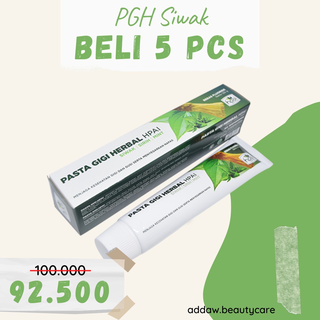 Jual PAKET 5 PCS PGH SIWAK // HNI HPAI | Shopee Indonesia
