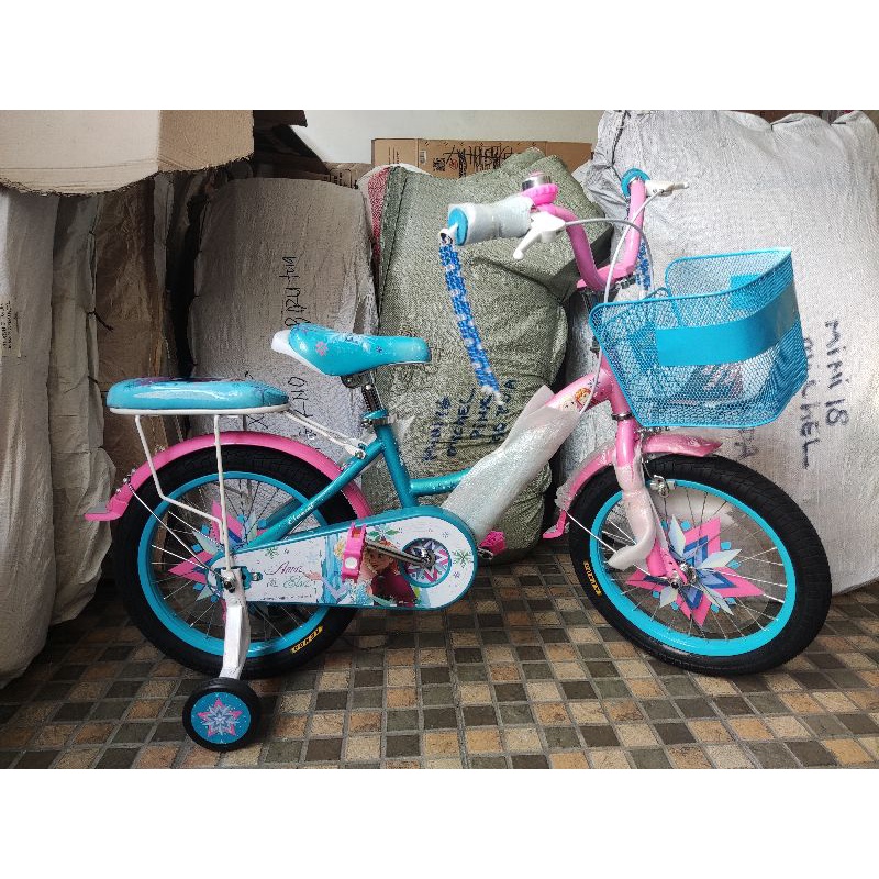Jual SEPEDA ANAK PEREMPUAN MINI 12 / 16 / 18 INCH ELEMENT FROZEN 2.0 ...