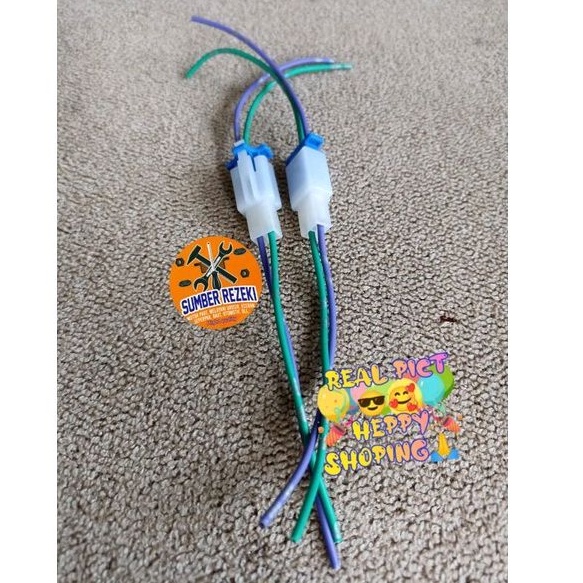 Jual SOKET KONEKTOR KABEL 2 PIN / SOCKET SAMBUNG MOBIL MOTOR KABEL ...