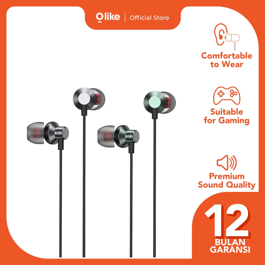 Jual Olike Wired Earphone Game-on Clear Sound Gaming Headset E13 ...