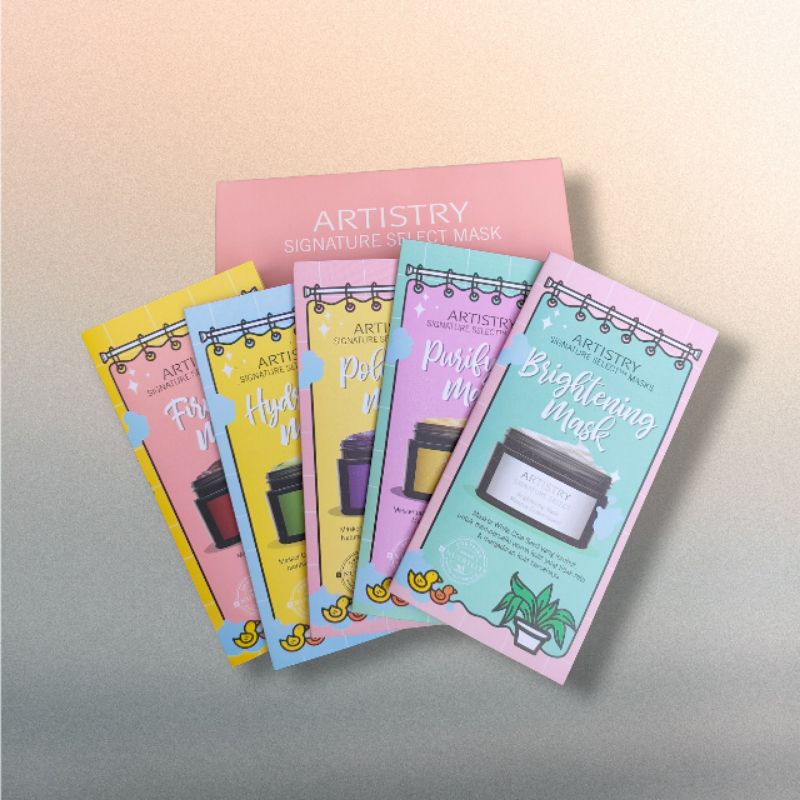 Jual Signature Select Mask 1 box 5 sachet mask by Artistry Amway ...