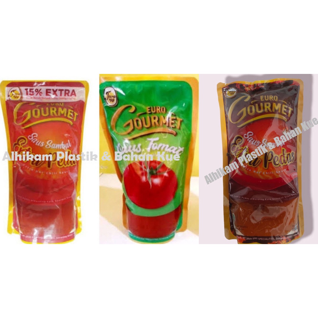 Jual SAOS GOURMET SAUS TOMAT, SAMBAL & EXTRA PEDAS 1KG | Shopee Indonesia