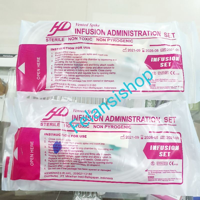 Jual Infuset Dewasa HD Infus set tipe Y Dewasa Infuset Type Y | Shopee ...