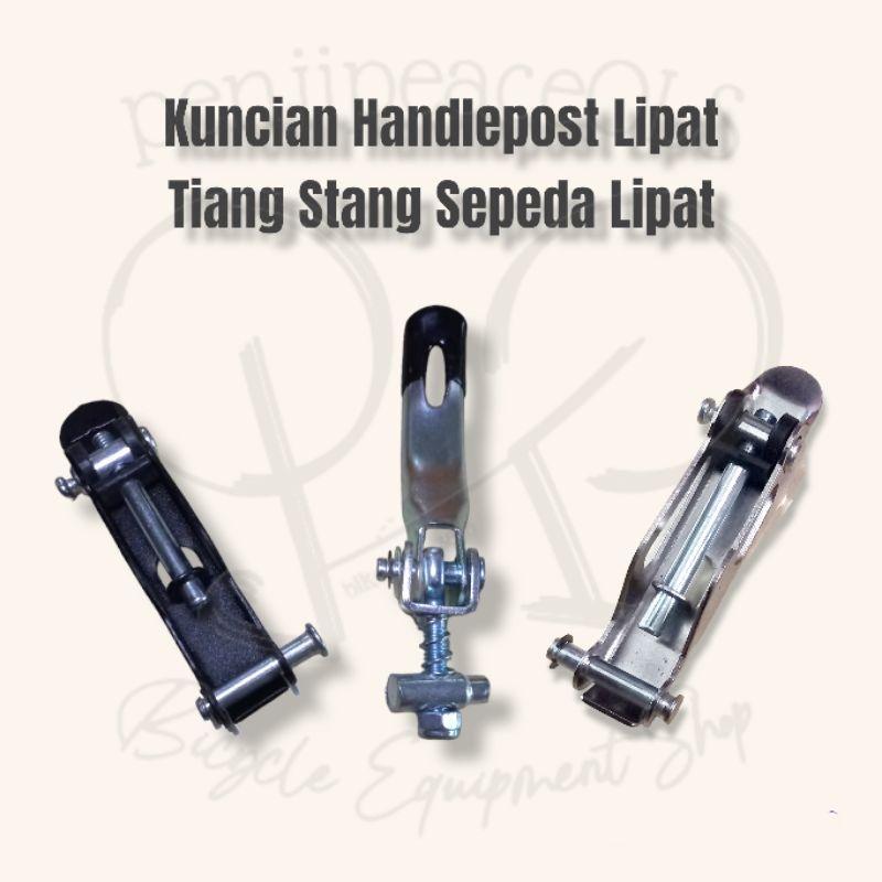 Jual kuncian handlepost sepeda lipat lock handlepost pengunci stang ...