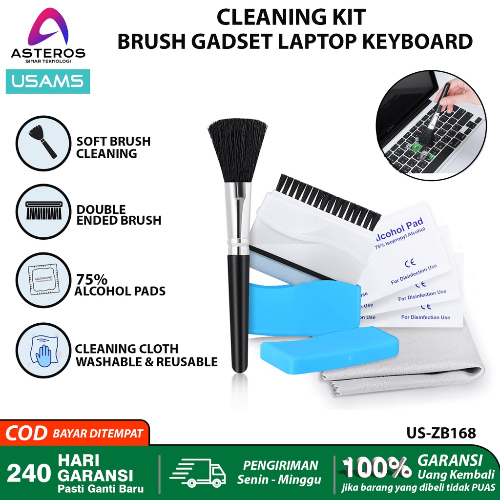 Jual Keyboard Brush Cleaning Kit Set Pembersih Laptop , Kamera Portabel ...