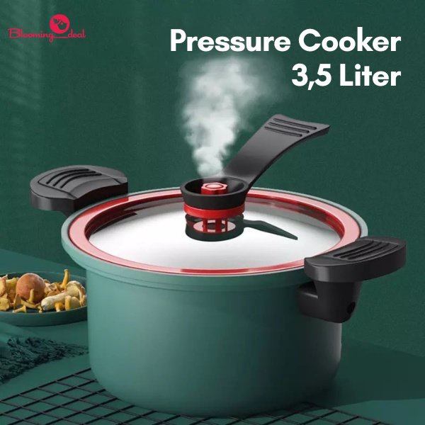 Jual Panci Presto Teflon Totipotent Micro Pressure Cooker Pot Anti Lengket 3.5 Liter | Shopee ...