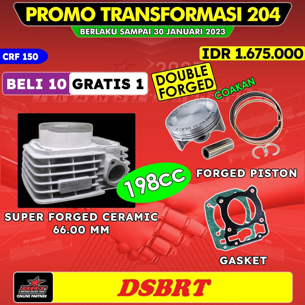 Jual Blok BRT Ceramic Keramik CRF 150 VERZA NEW MEGAPRO 66 68 70 72 mm | Shopee Indonesia