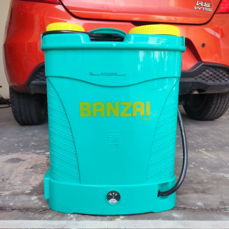 Jual Tangki Sprayer Elektrik Banzai 16 Liter SNI | Shopee Indonesia
