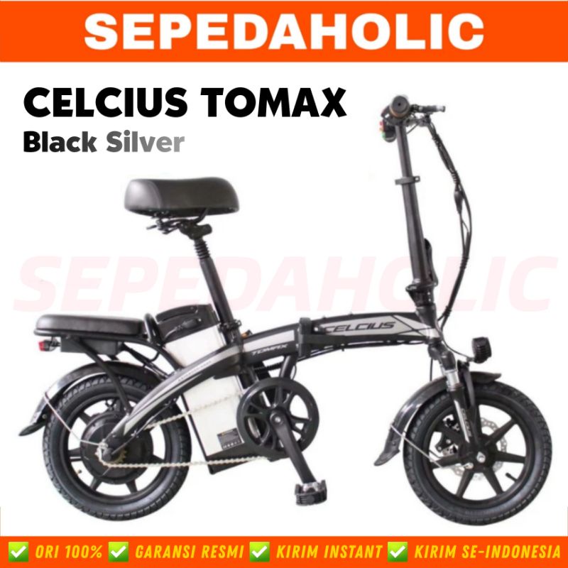 Jual Sepeda Listrik CELCIUS TOMAX Electric E Bike 250 Watt | Shopee ...