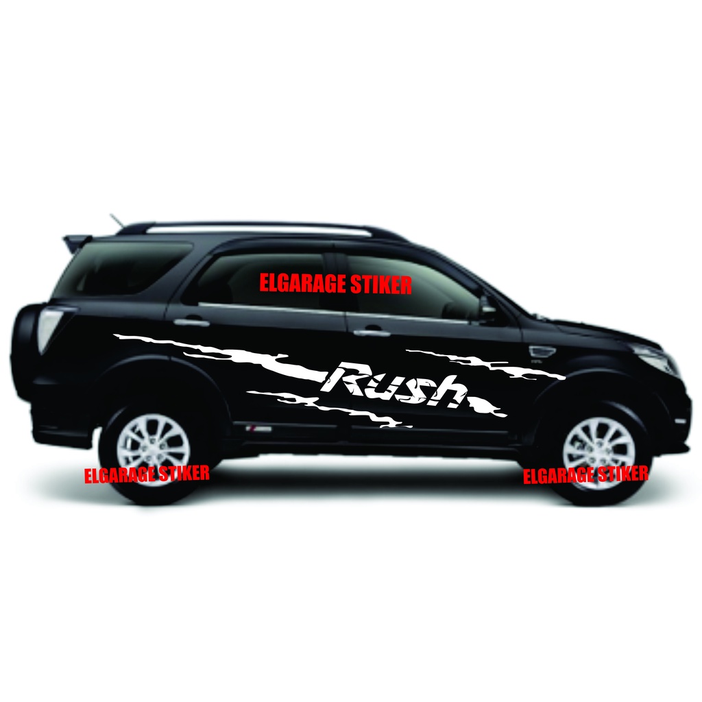 Jual Stiker mobil rush cutting stiker body mobil rush stiker variasi ...