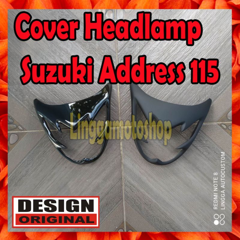 Jual COVER HEADLAMP SUZUKI ADDRESS 115 ( lis topeng lampu variasi ...