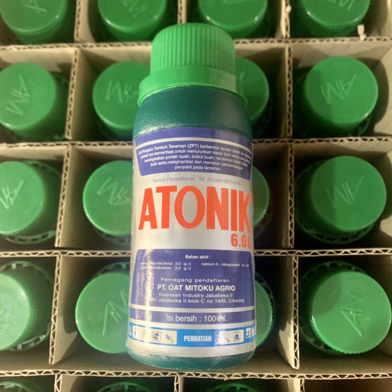 Jual ZPT Atonik 6.0L 100ml Pupuk Cair Zat Pengatur Tumbuh Semua Tanaman ...