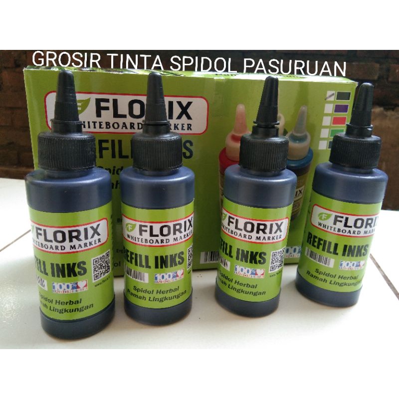 Jual TINTA SPIDOL FLORIX SEPIDOL WHITEBOARD RAMAH LINGKUNGAN ASLI ...