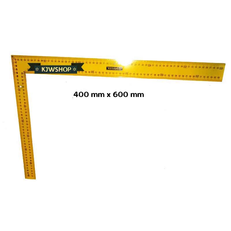 Jual Penggaris Siku 40cm x 60cm Tukang Siku Teknik Besi Flat 400 mm x ...