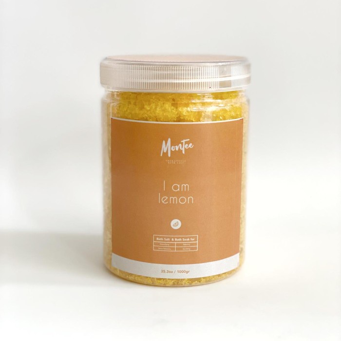 Jual Bath Salt Sea Salt Spa/ Salt Bath /Garam Mandi Aroma Lemon Kemasan ...