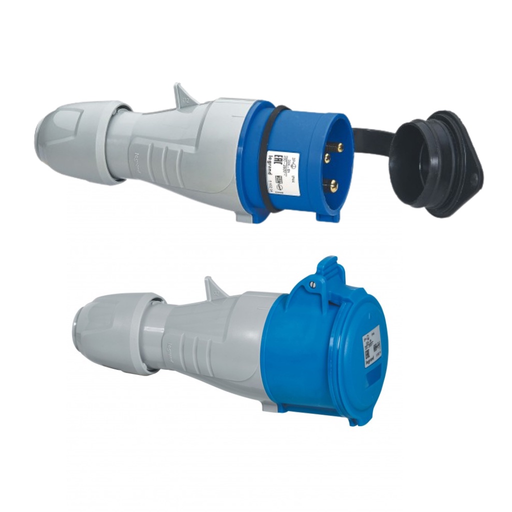 Jual SET LEGRAND MOBILE SOCKET 555234 + 555214 32A 2P+E 230V IP44 ...