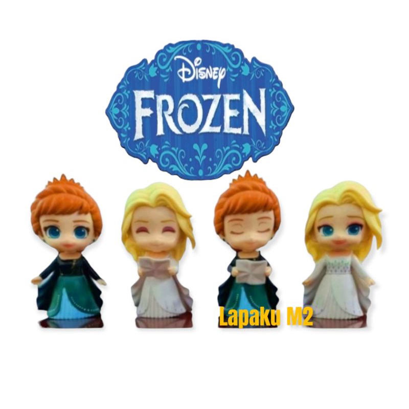 Jual Figure Frozen Elsa Ana Set isi 4/Mainan Topper | Shopee Indonesia